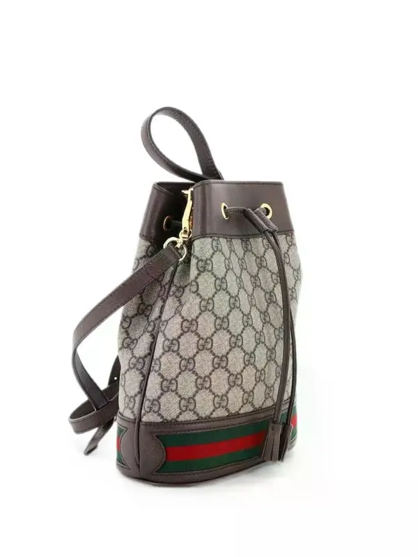 Gucci Ophidia Gg Coated Canvas Small Bucket Bag