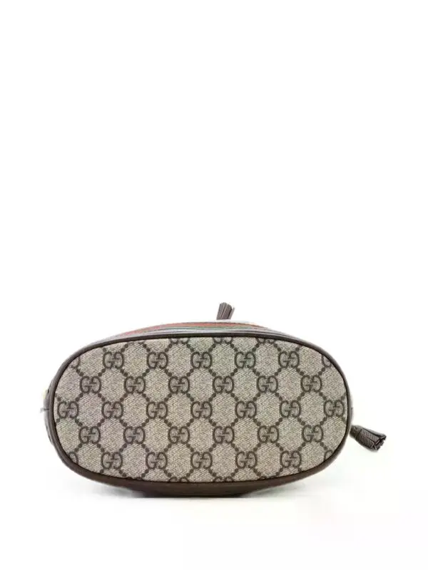 Gucci Ophidia Gg Coated Canvas Small Bucket Bag