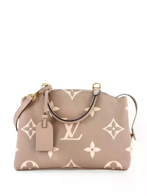 LOUIS VUITTON Petit Palais Monogram Empreinte Giant Satchel - Neutrals
