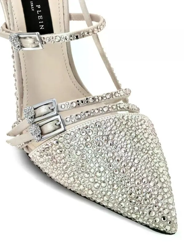 Philipp Plein Embellished Slingback Pumps