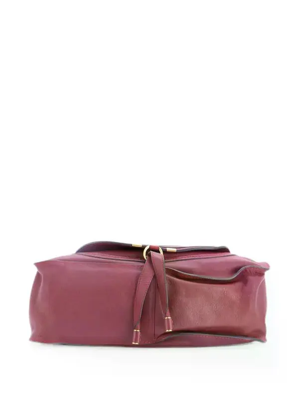 Chloé Marcie Leather Medium Shoulder Bag - Red