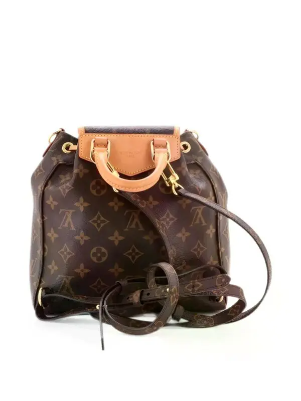 LOUIS VUITTON Monogram Canvas Pm Backpack - Brown