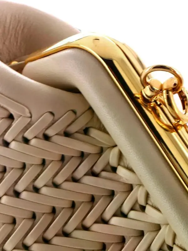 Fendi Woven Leather Small Clutch Bag