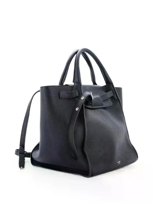 Celine Big Bag Grained Calfskin Small Satchel - Black