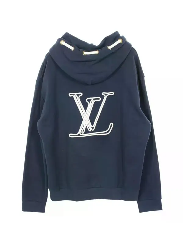 LOUIS VUITTON Cotton Hoodie With Embroidered Logo
