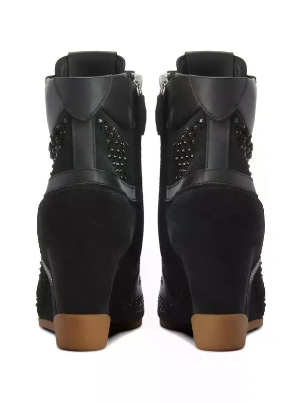 GIUSEPPE ZANOTTI Suede Wedge Sneakers
