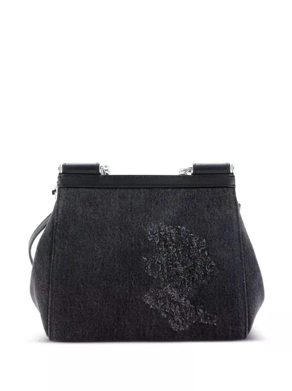 Dolce & Gabbana Miss Sicily Patchwork Denim Medium Satchel