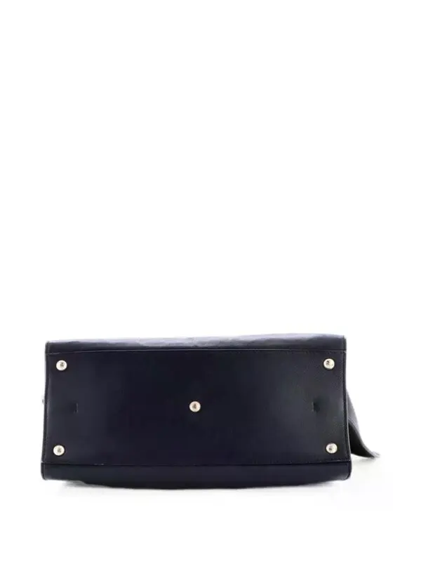 Fendi 3 Jours Satchel Leather Bag - Black