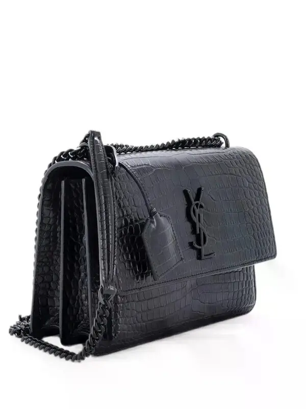 Saint Laurent Medium Sunset Bag - Black