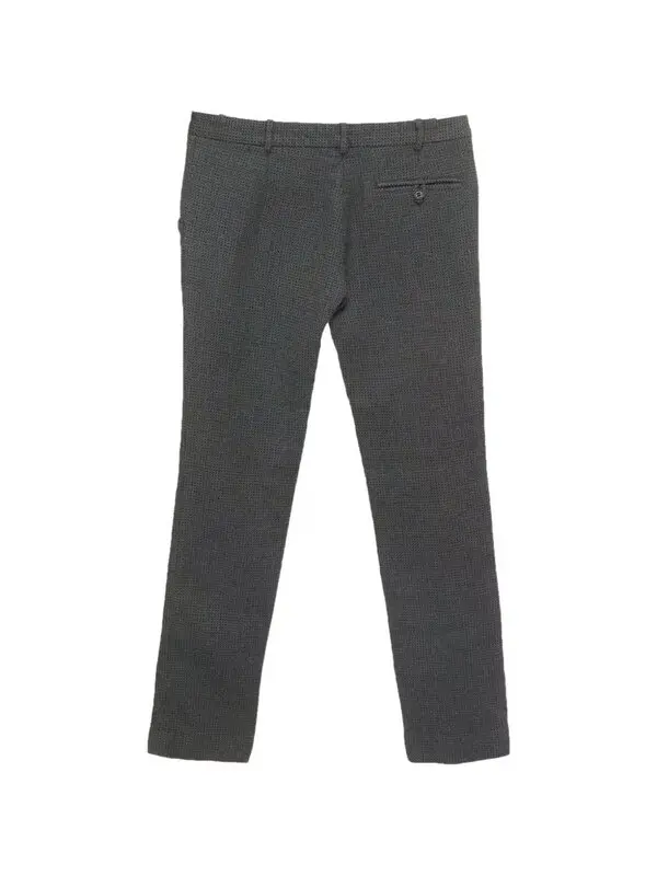 Balenciaga Wool Jacquard Skinny Trousers