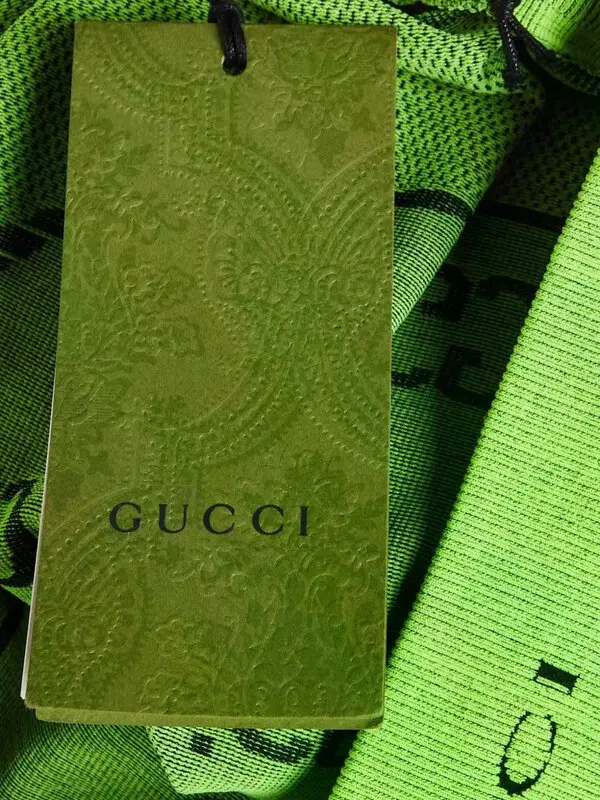 Gucci Gg Monogram Jacquard Leggings
