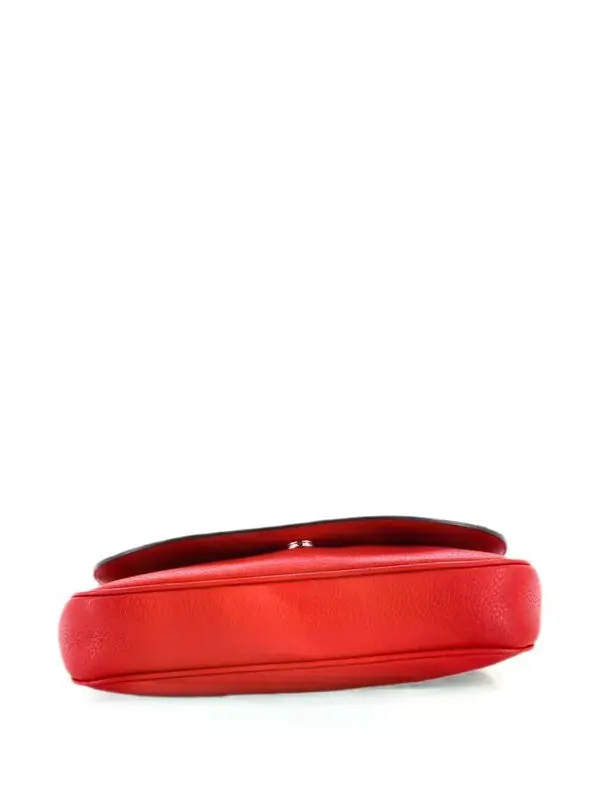 Gucci Soho Chain Leather Medium Crossbody Bag - Red