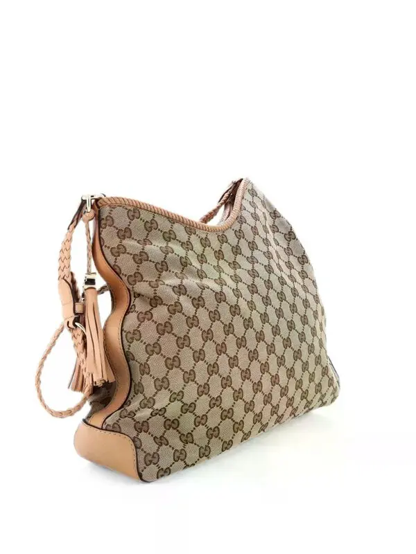 Gucci Gg Canvas Medium Hobo Bag