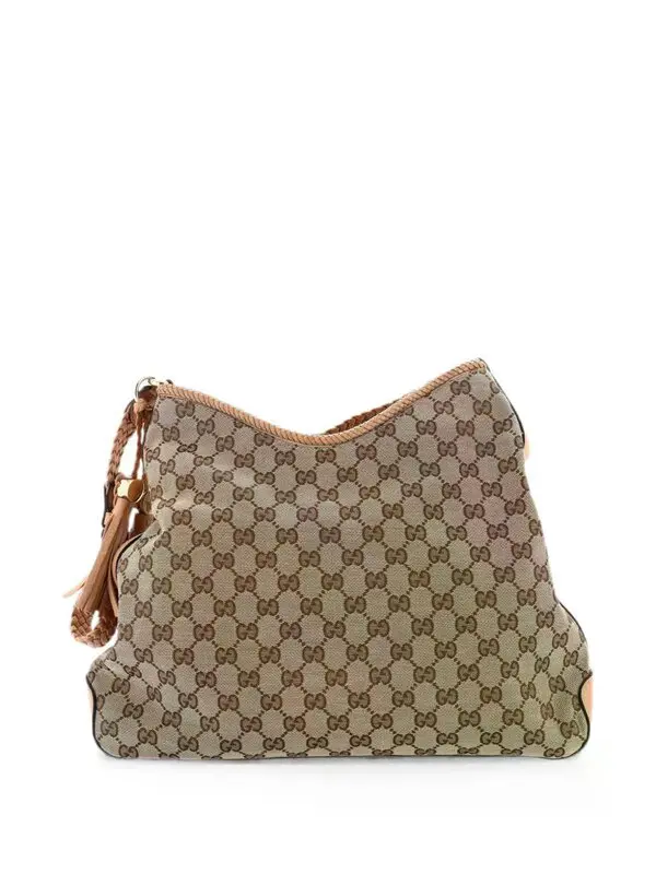 Gucci Gg Canvas Medium Hobo Bag