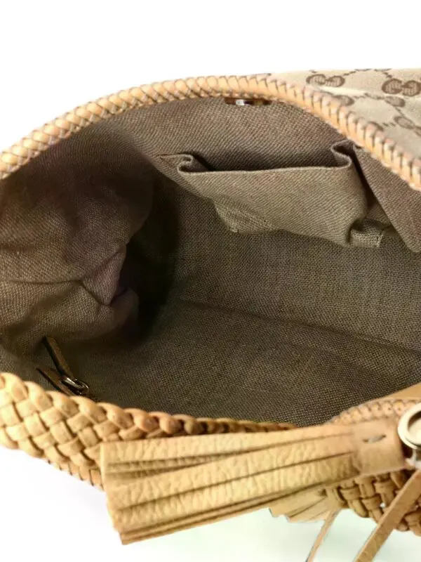 Gucci Gg Canvas Medium Hobo Bag