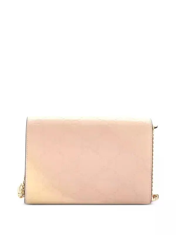 Gucci Envelope Wallet On Chain Guccissima Leather Shoulder Bag - Neutrals