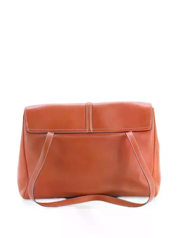 Celine Smooth Calfskin Large Shoulder Bag - Brown
