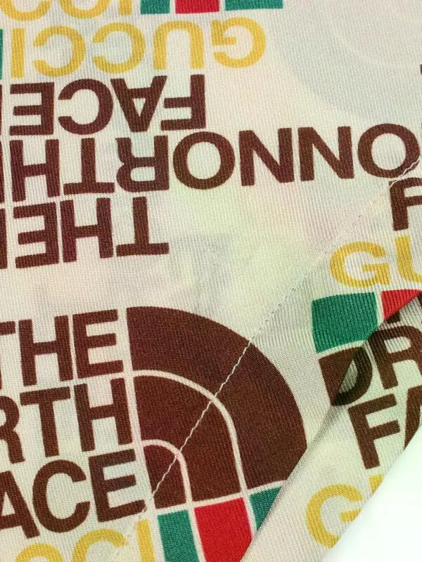 Gucci X The North Face Logo-pattern Silk Shirt