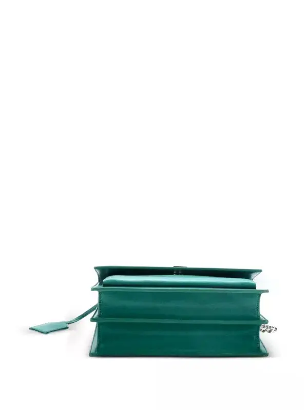 Saint Laurent Medium Sunset Leather Crossbody Bag - Green