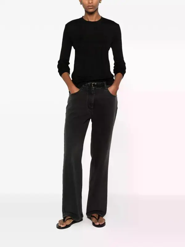 THE ROW Dantea Ribbed Knit Top