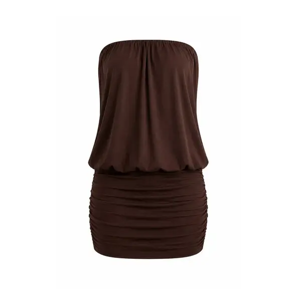 MAISON DE GALA Luna Mocha Mini Dress