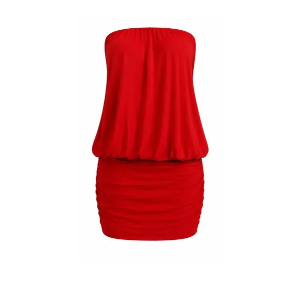MAISON DE GALA Luna Crimson Mini Dress