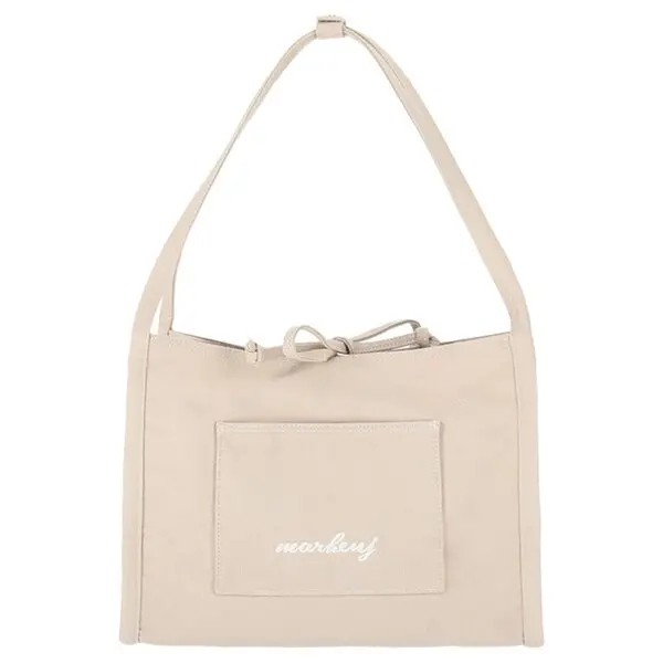 MARHEN.J Neutrals Tote Bag With Ribbon Detail - Beige
