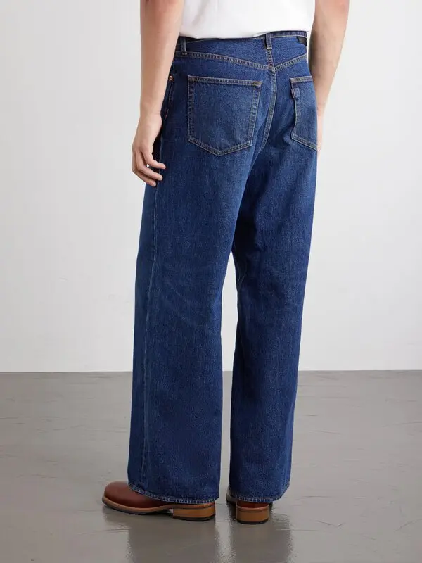 Sacai Belted Wide-leg Jeans