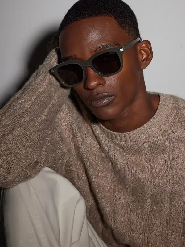 ZEGNA EYEWEAR Zegna Square-frame Acetate Sunglasses