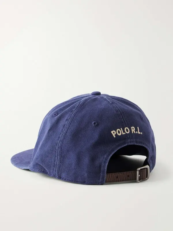 Polo Ralph Lauren Embroidered Cotton-twill Baseball Cap - Navy