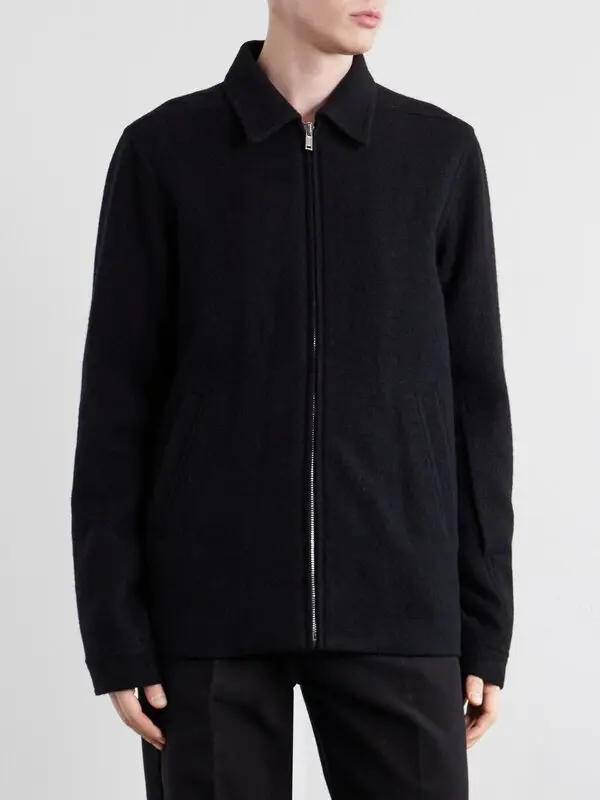 Rick Owens Virgin Wool Zip-up Jacket
