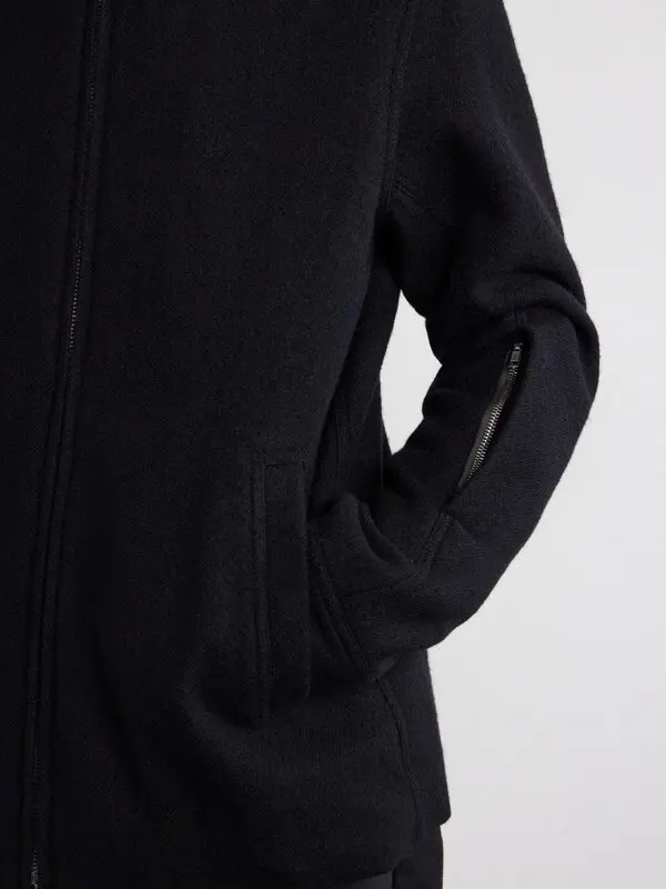 Rick Owens Virgin Wool Zip-up Jacket