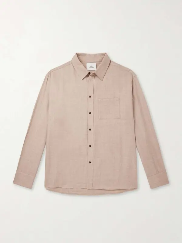 THE ELDER STATESMAN Wool And Cashmere-blend Shirt