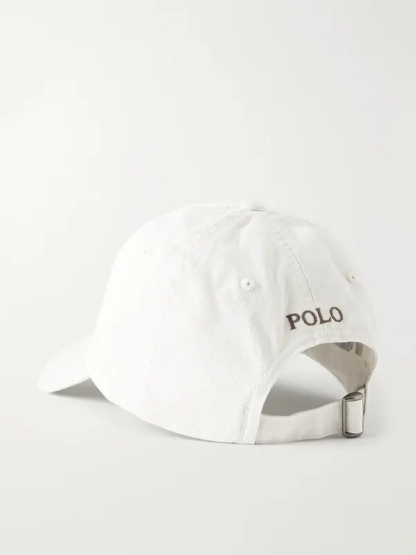 Polo Ralph Lauren Logo Embroidered Cotton Twill Baseball Cap