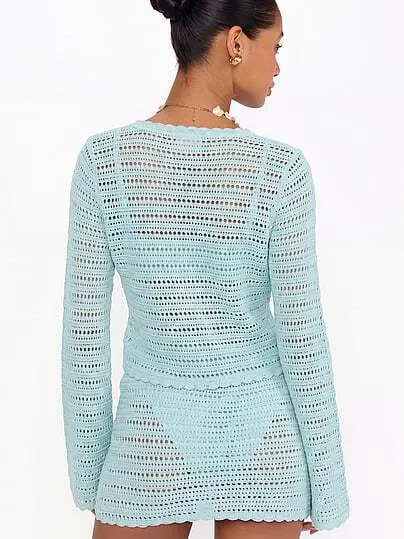 Victoria's Secret Show Me Your Mumu Offshore Skirt - Blue
