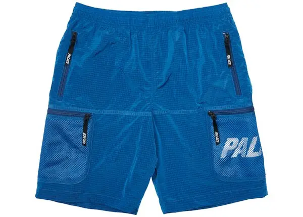 PALACE Mesh Pocket Shell Shorts - Blue