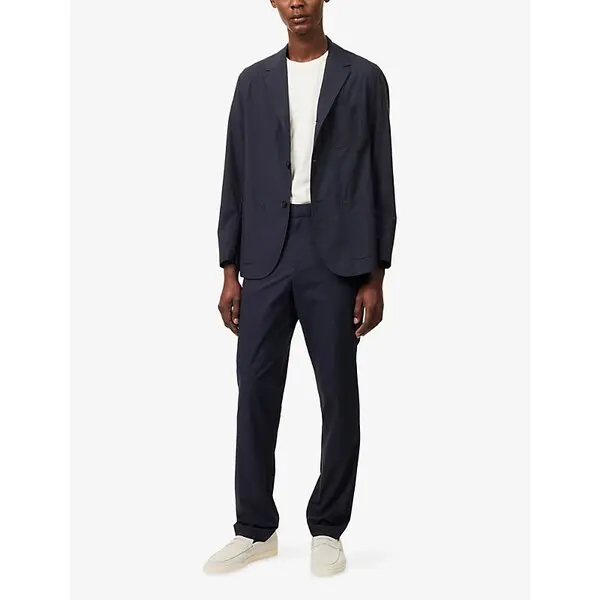 Sunspel Single-breasted Lightweight Cotton Poplin Jacket