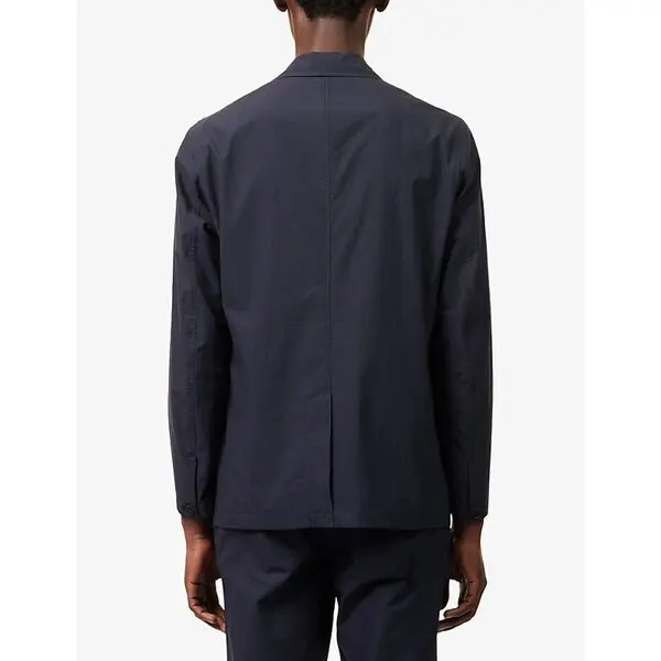 Sunspel Single-breasted Lightweight Cotton Poplin Jacket