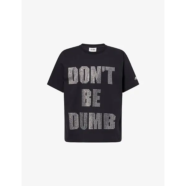 AWGE Blinged Out Short-sleeve Cotton T-shirt