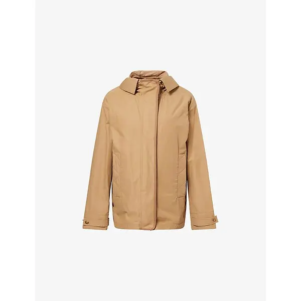 Moncler Chocard 3-in-1 Canvas-down Jacket - Brown