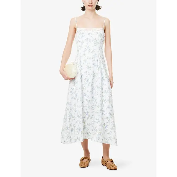 REFORMATION Pomona Floral Midi Dress