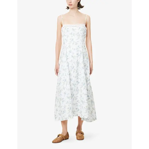 REFORMATION Pomona Floral Midi Dress