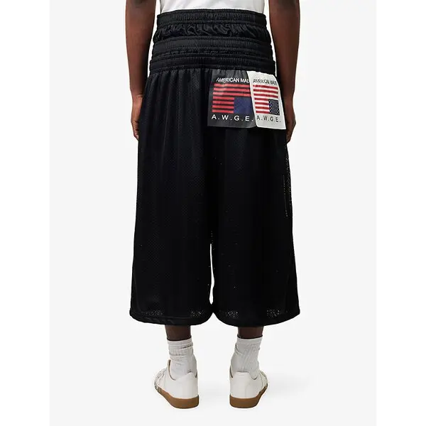 AWGE Stacked Woven-jersey Shorts