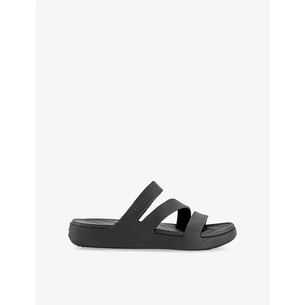 CROCS Getaway Strappy Rubber Sandals - Black