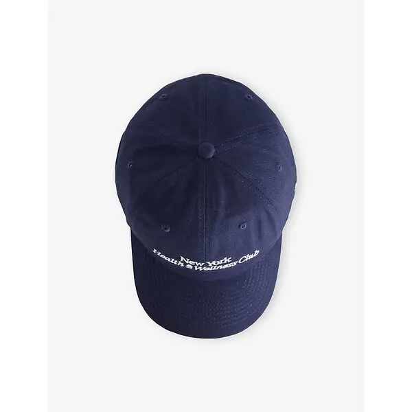 Sporty & Rich Cotton-twill Baseball Cap With Logo Embroidery