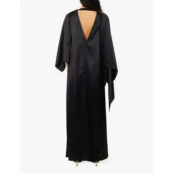 Bottega Veneta Silk Double Satin Maxi Dress
