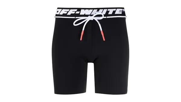Off-White Athletic Logo Band Shorts - Black
