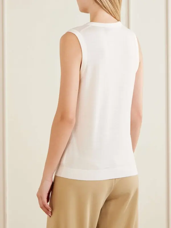 Theory Ribbed Wool Tank