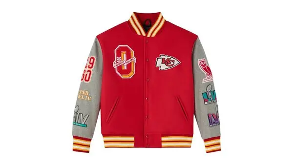OVO X Nfl Kansas City Chiefs Wool Varsity Jacket