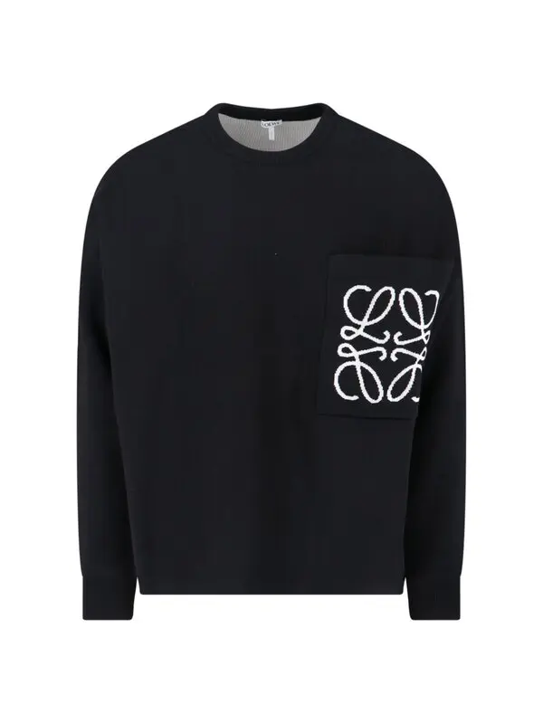 Loewe Anagram" Logo T-shirt - Black